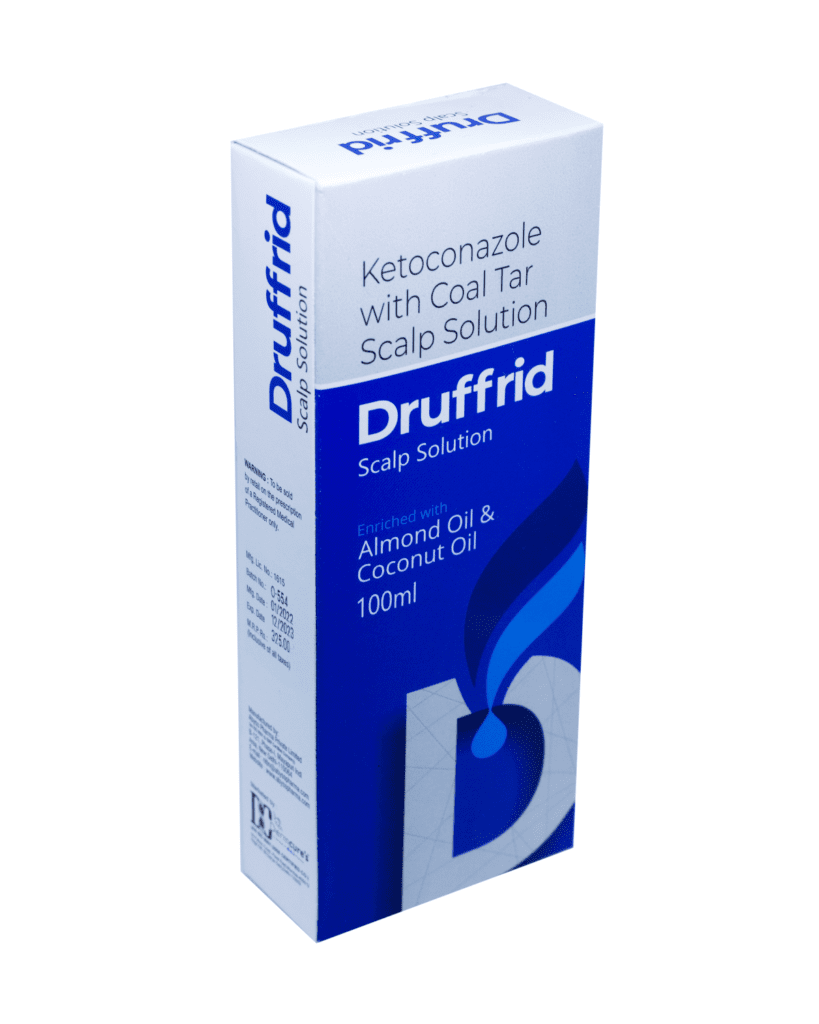 DRUFFRID SCALP SOLUTION – dermcurespharma